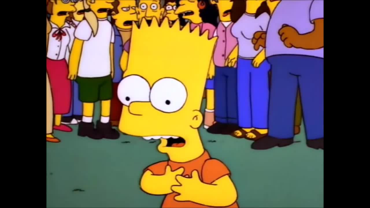 I am shocked and appalled video clip by The Simpsons