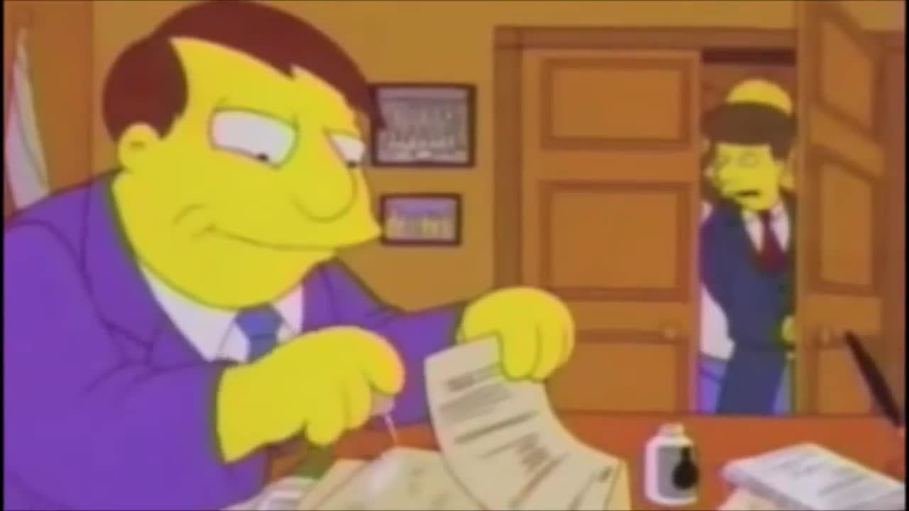 Sir, There's an Unruly Mob to See You video clip by The Simpsons