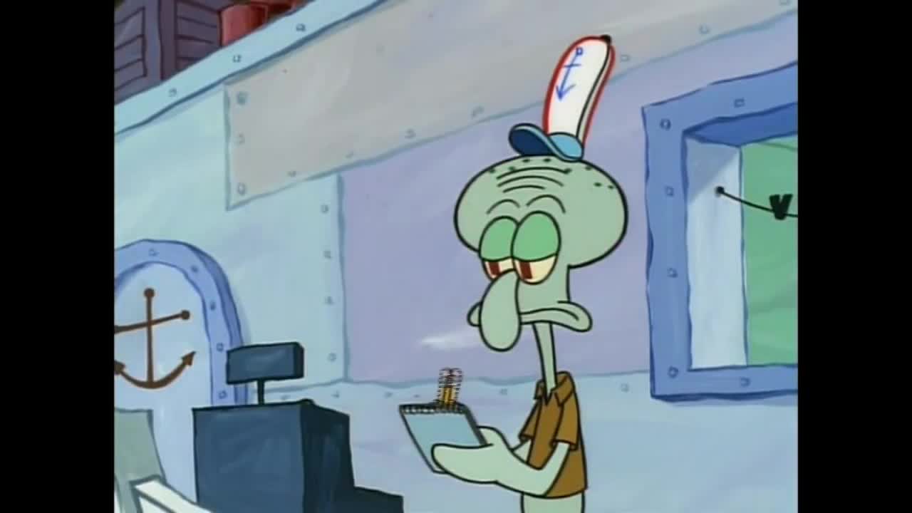 We Serve Food Here, Sir video clip by SpongeBob SquarePants