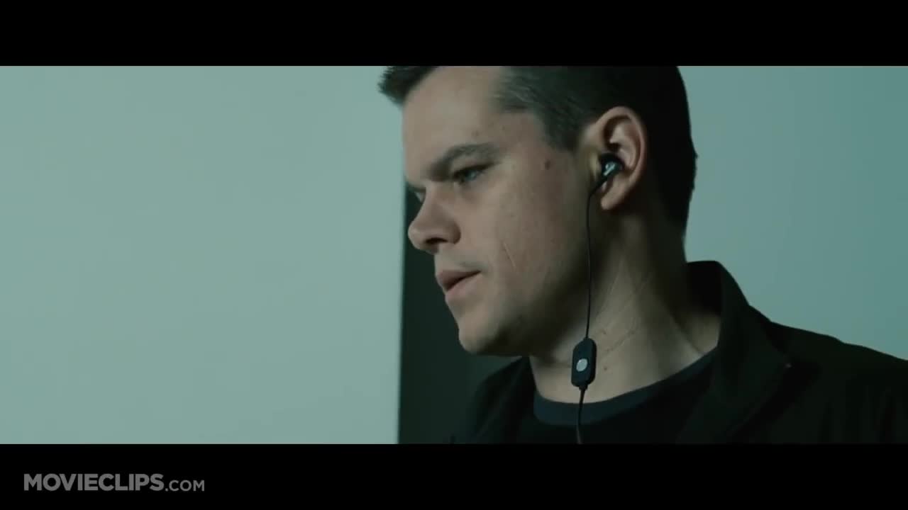 Get some rest video clip by The Bourne Ultimatum