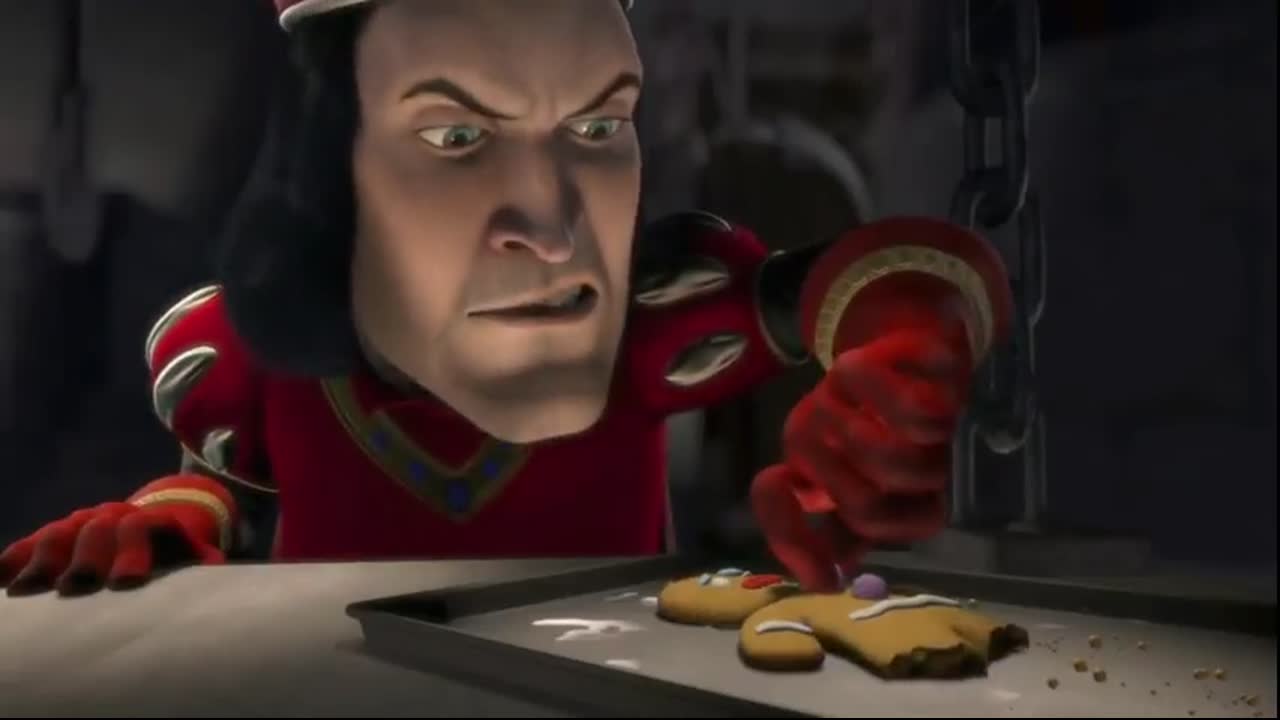 Not the gumdrop buttons! video clip by Shrek