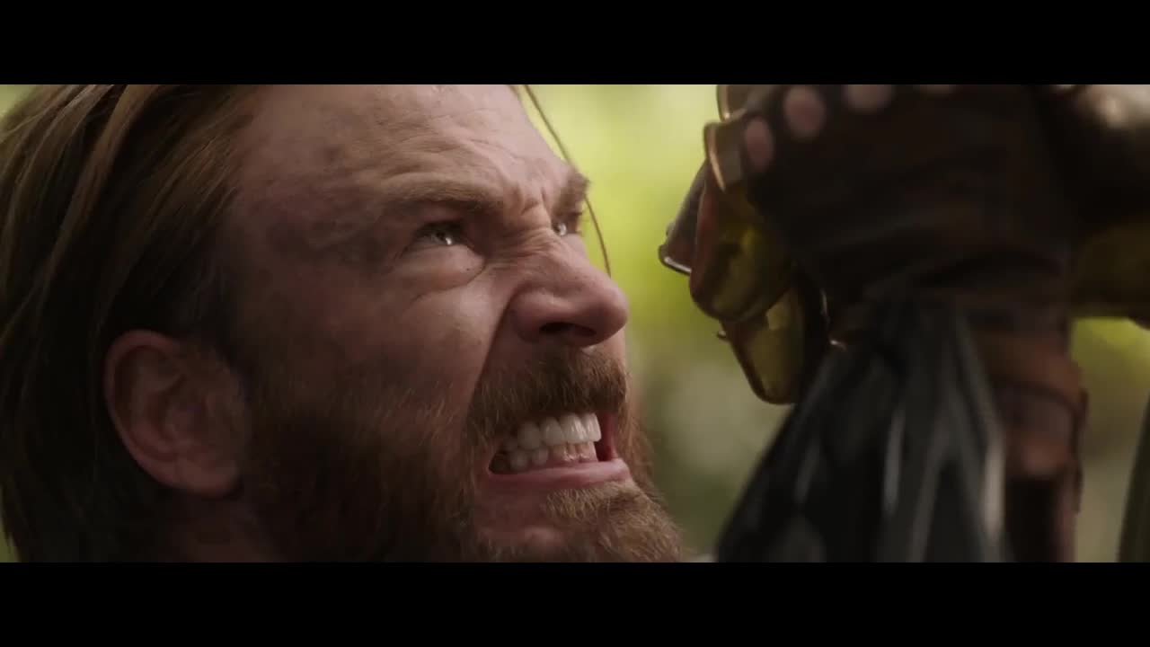 Struggle against Thanos video clip by Avengers: Infinity War