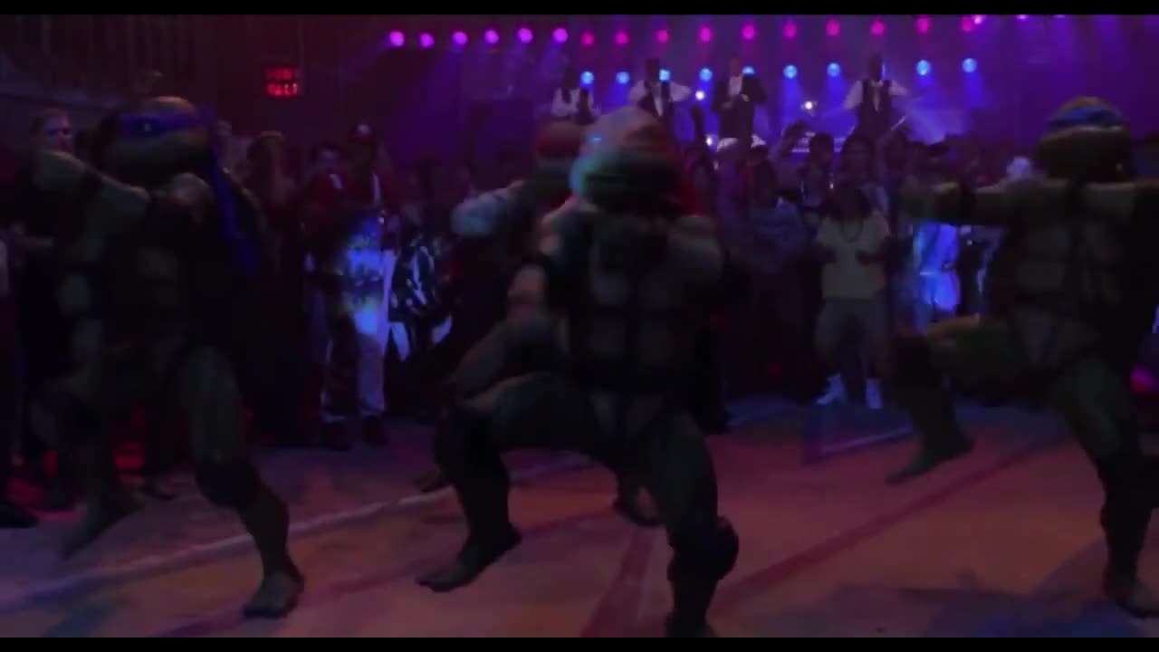 Teenage Mutant Ninja Turtles 2 Secrets Of The Ooze - TMNT rap and dance ...