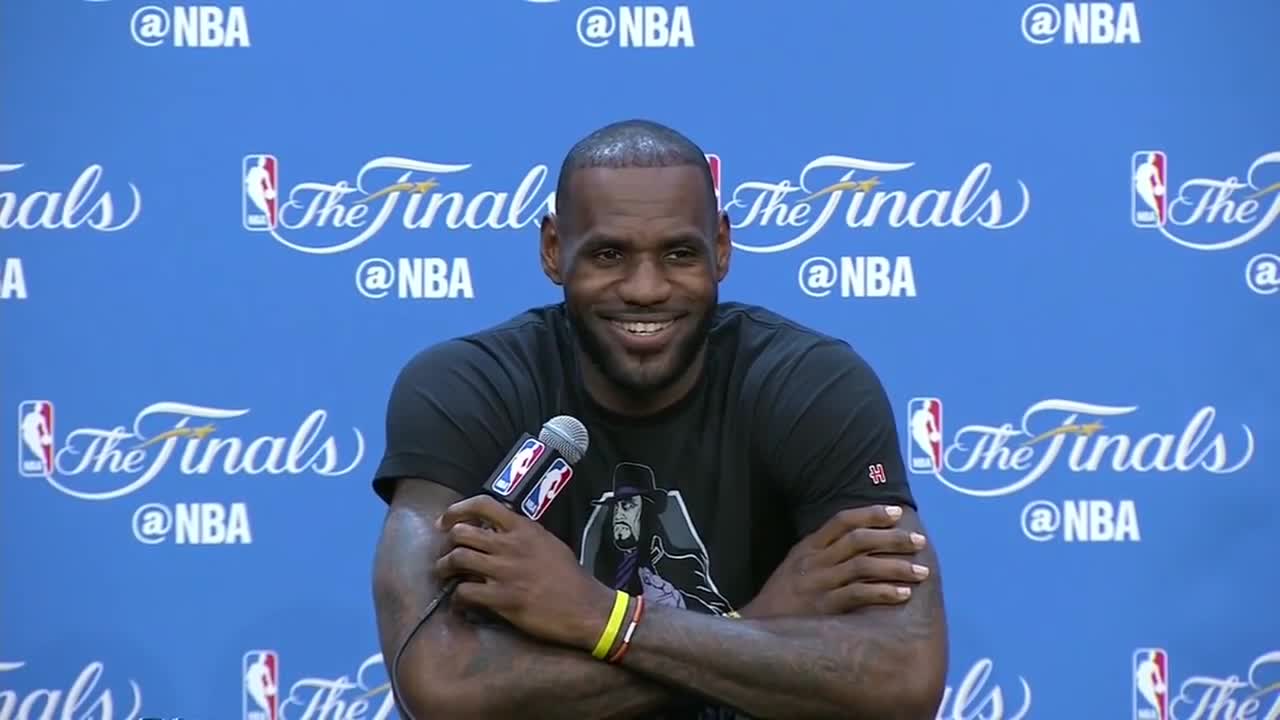 LeBron Laughing video clip by NBA