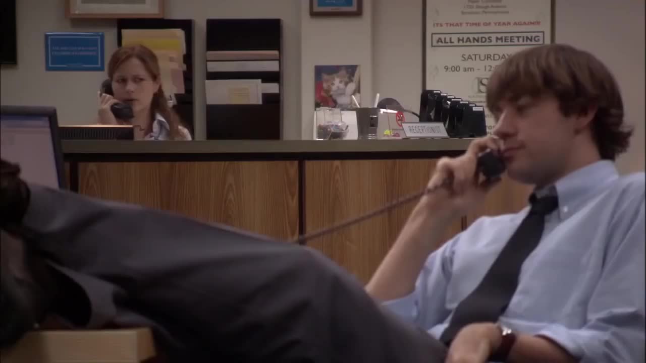 I'm not bothering you am I? video clip by The Office