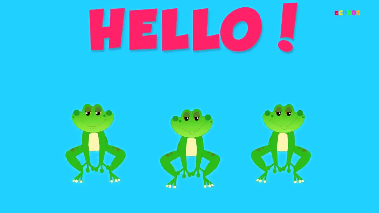 Froggy hello video clip by Ecards