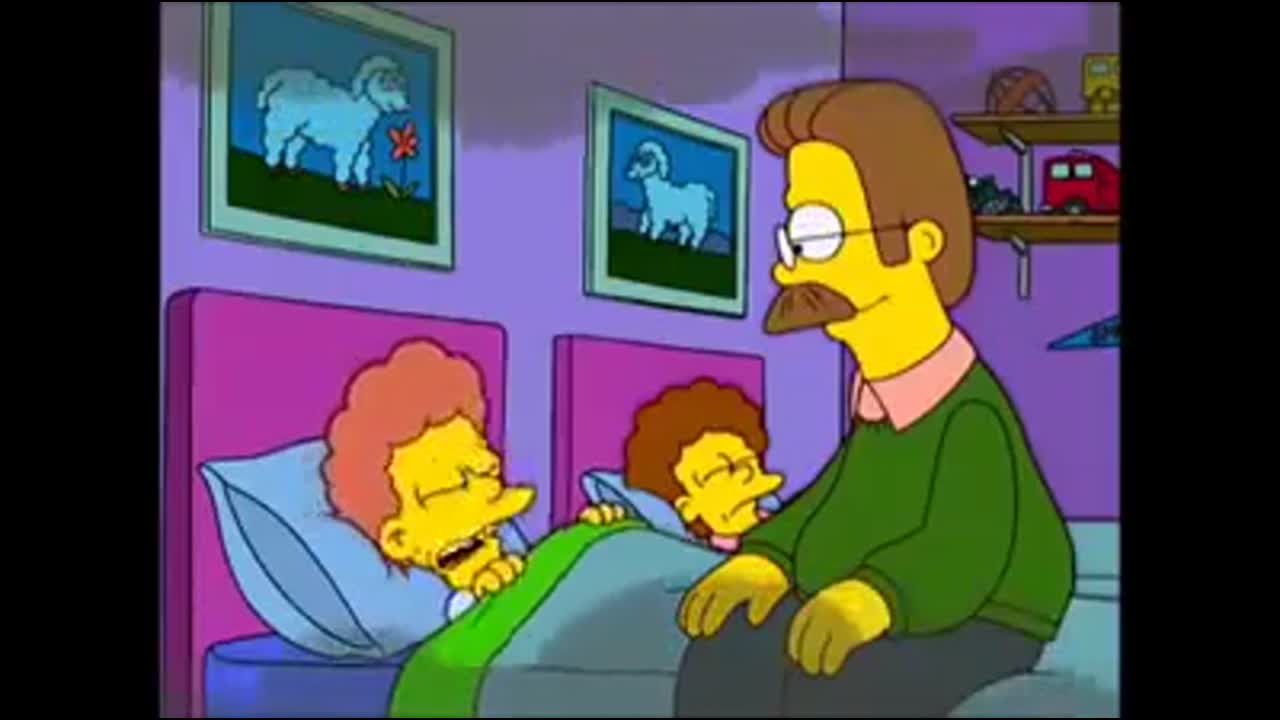 Fumes making me dizzy video clip by The Simpsons