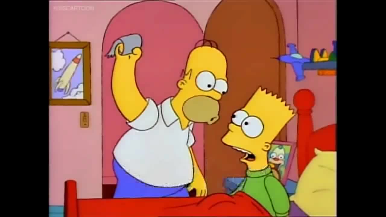 April fools! video clip by The Simpsons