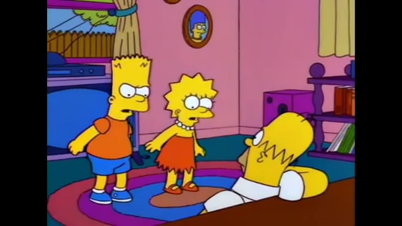 Can We Have a Pool, Dad? video clip by The Simpsons