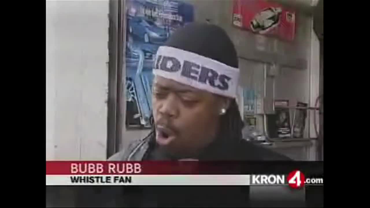 Bubb Rubb Whistle Fan video clip by Kron4.com news