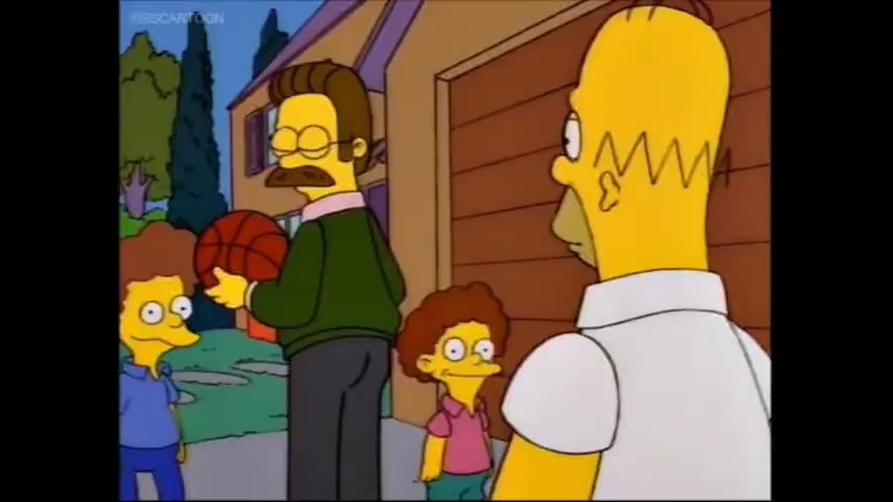 Bye video clip by Simpsons