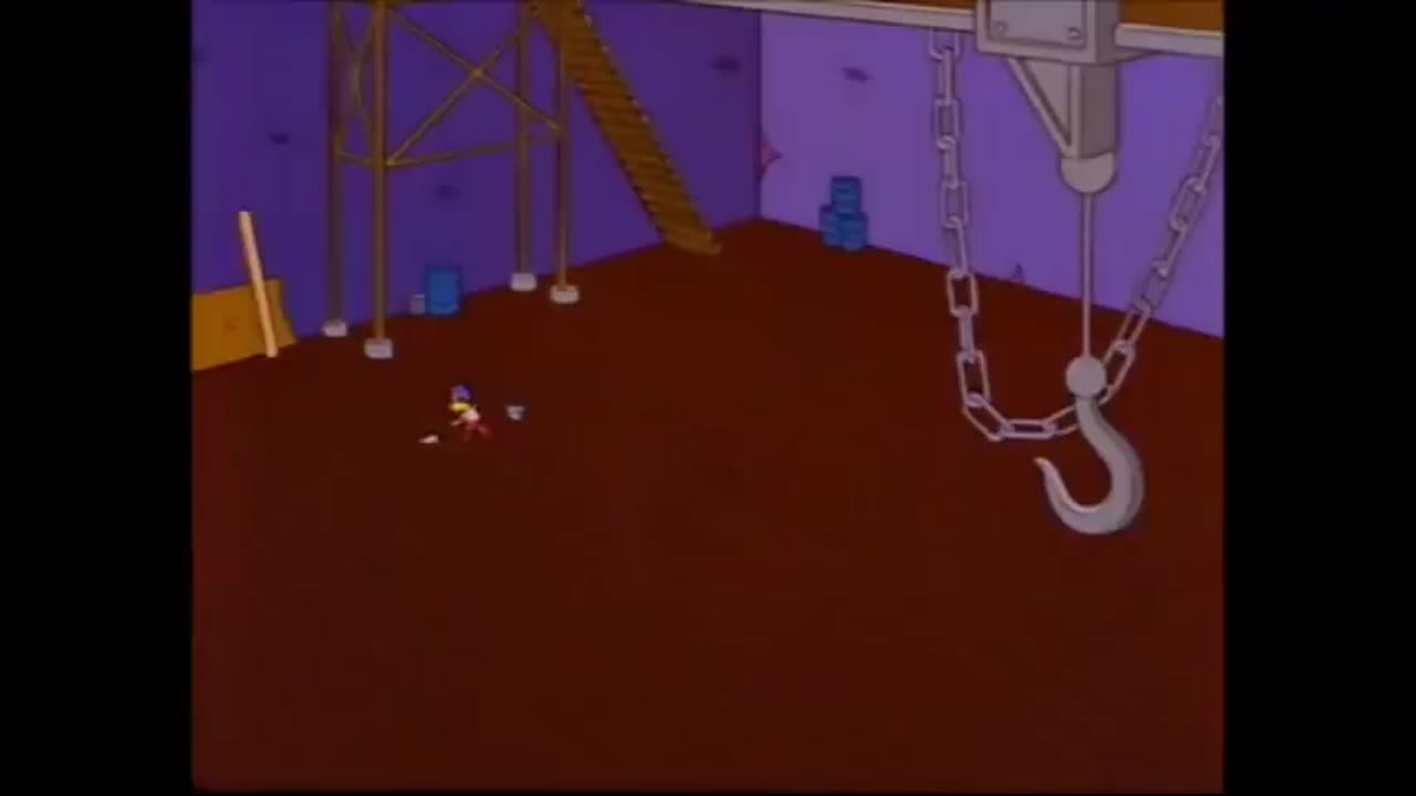 GET TO WORK video clip by The Simpsons