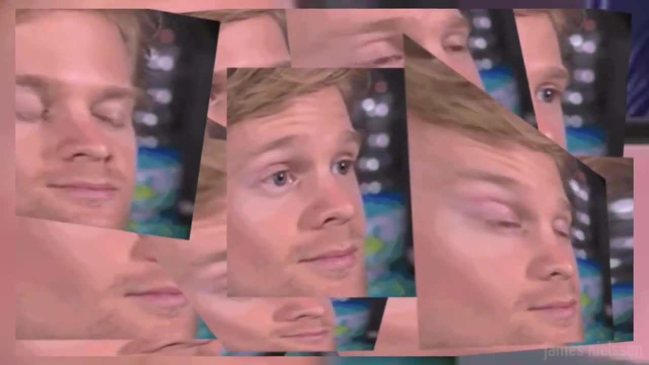 White guy blinking video clip by Memes