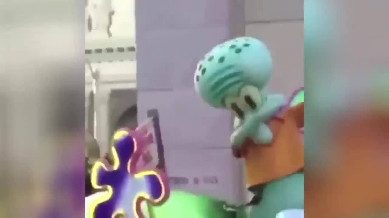 Squidward Dabs video clip by The Internet