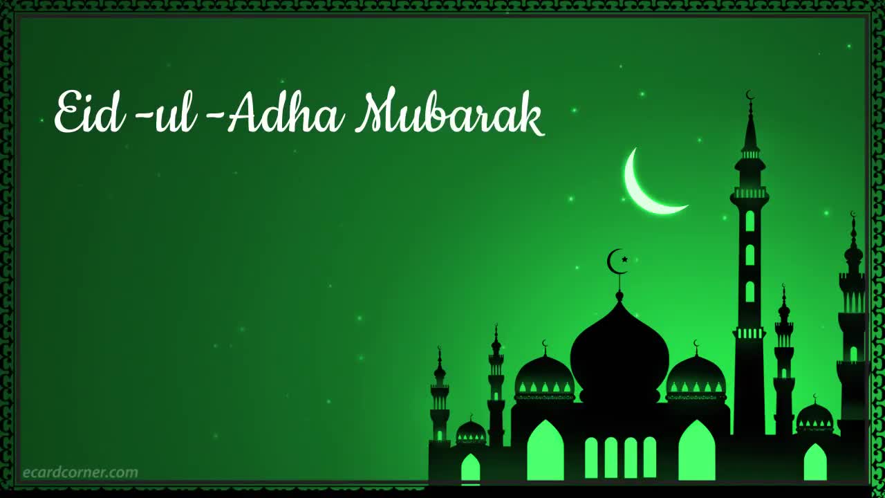 Eid-ul-Adha Mubarak video clip by Niche Cards