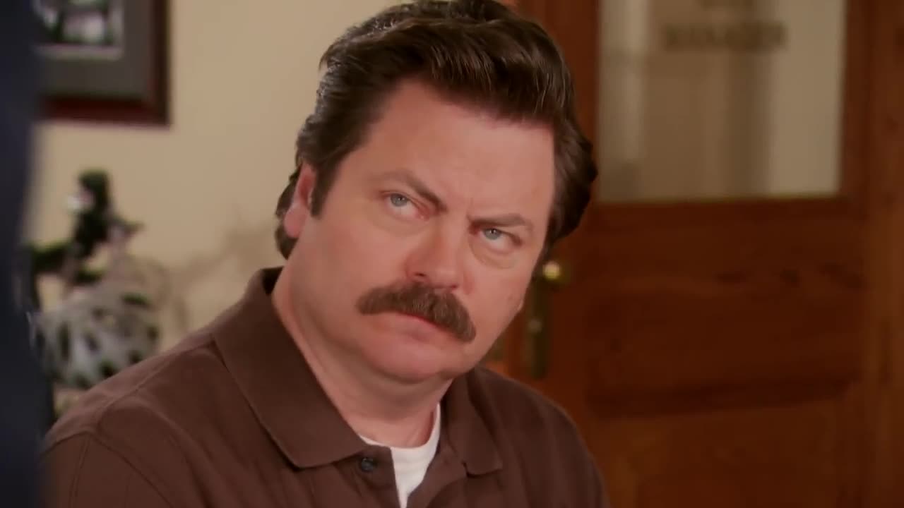 Not amused video clip by Parks and Recreation