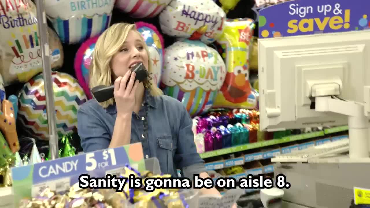 Sanity on aisle 8 video clip by The Ellen Show