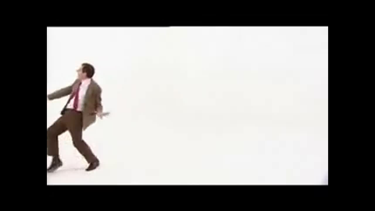 Smooth dancing video clip by Mr Bean