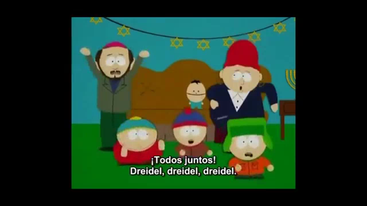 Dreidel song video clip by South Park