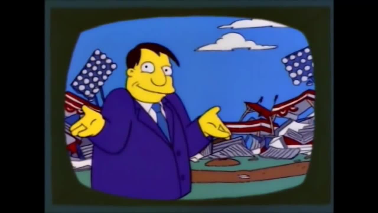 The Simpsons - Mayor Quimby Campaign Jinge | Perfect Meme Video Clip