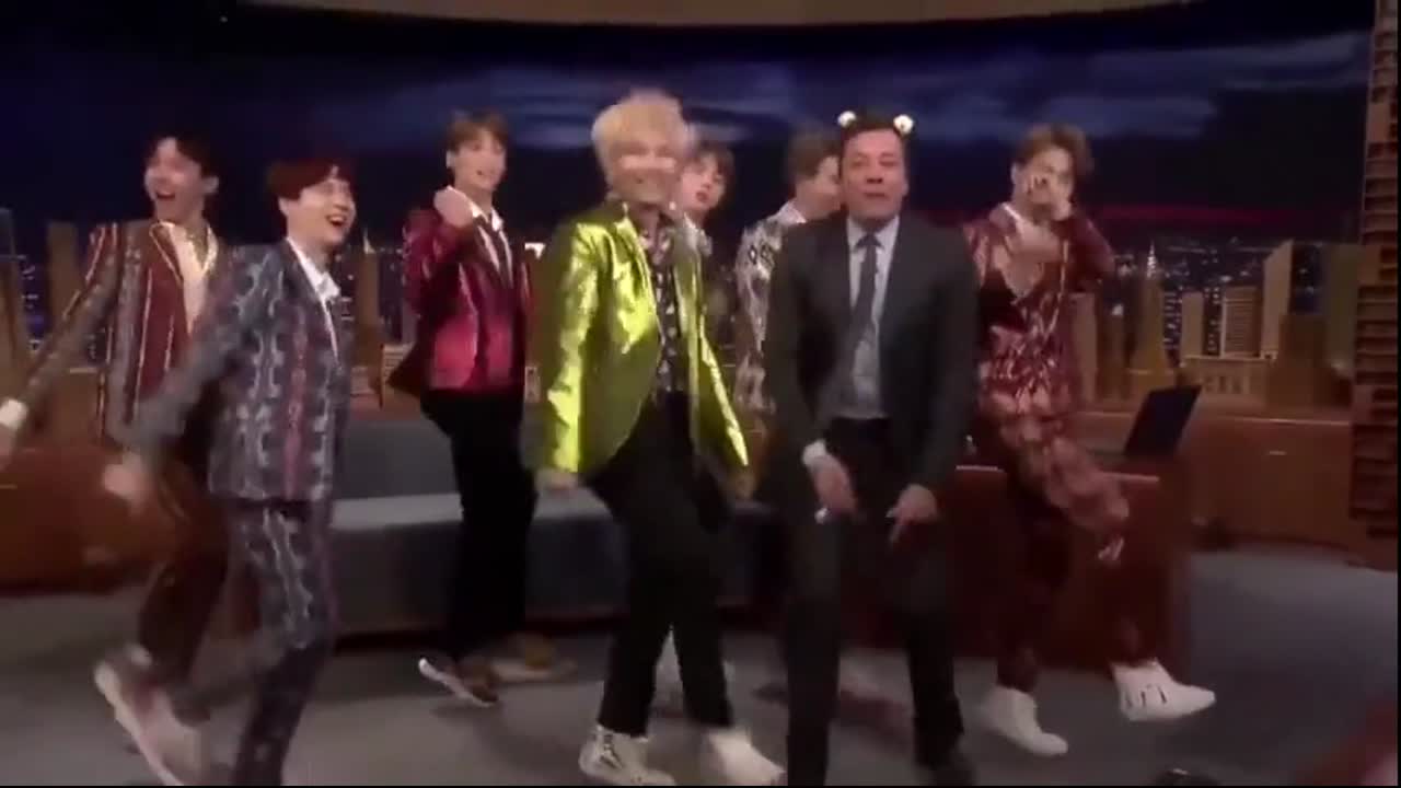 BTS Dancing video clip by Jimmy Fallon