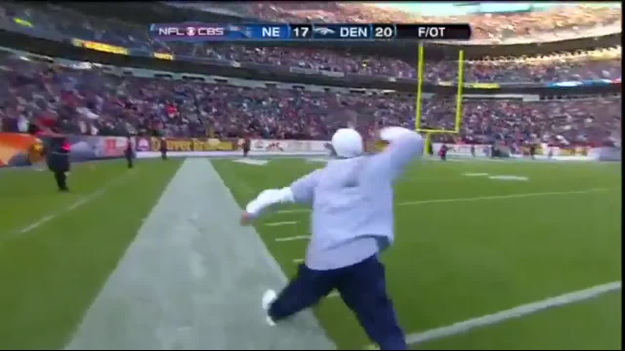 Fist pumping celebration video clip by Josh McDaniels