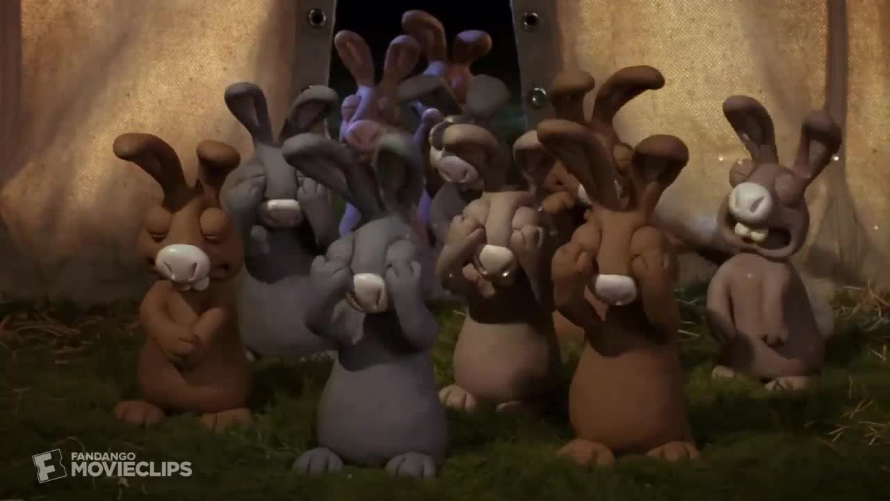 Rabbits cry video clip by Wallace and Gromit