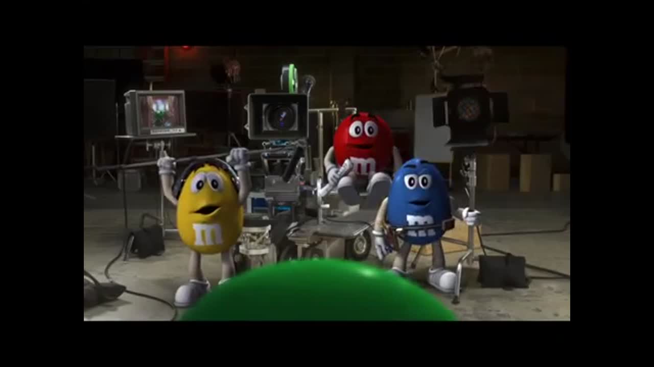 Shocked video clip by M&M's