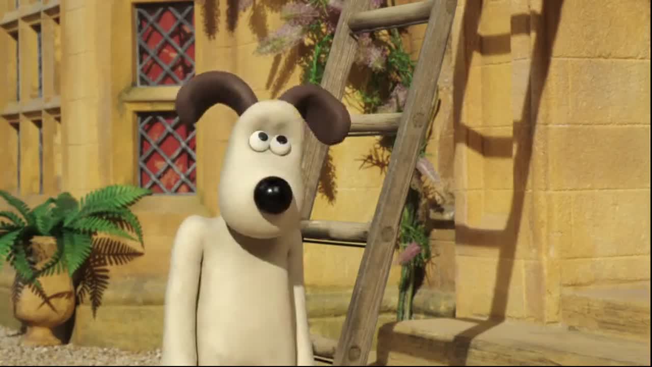 Roll eyes video clip by Wallace and Gromit