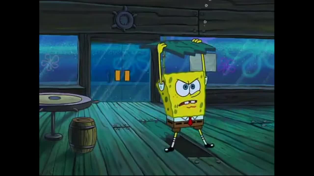 Dismantle this oppressive establishment video clip by Spongebob Squarepants