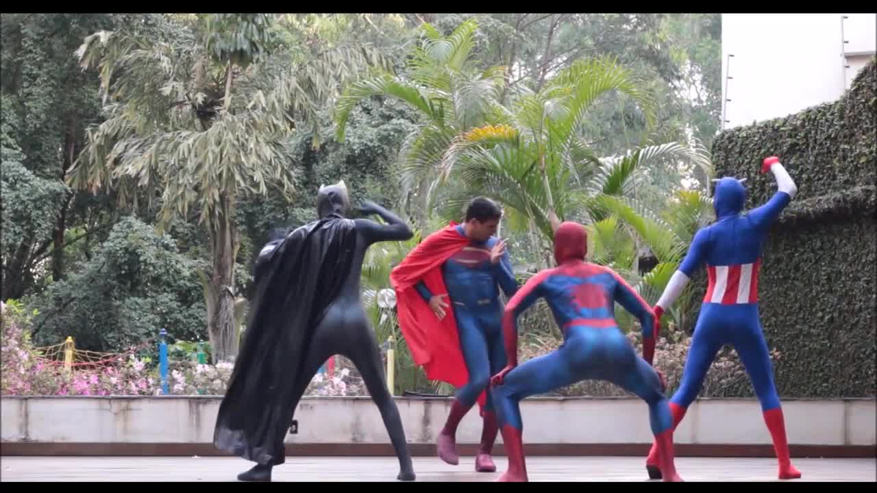 Superhero Dance video clip by ViralHog