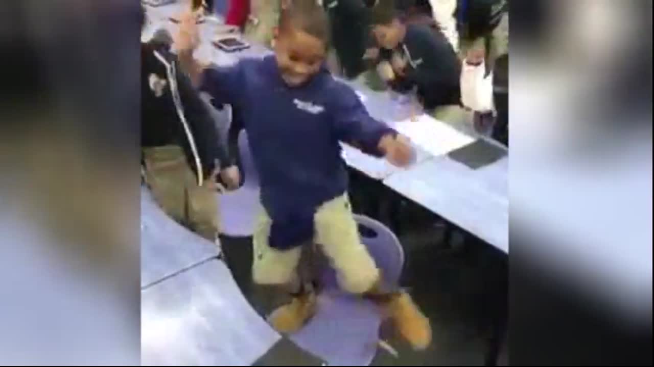 Dancing on chair video clip by Classroom