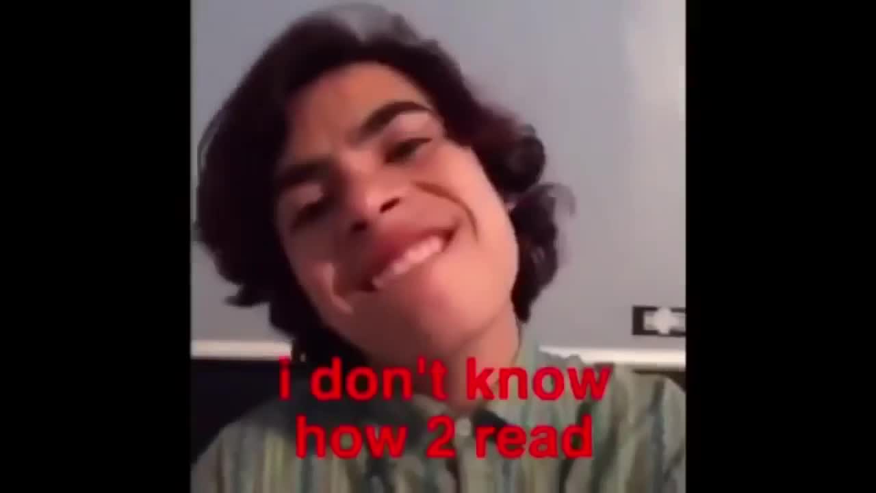 Never Learned How to Read video clip by Vine