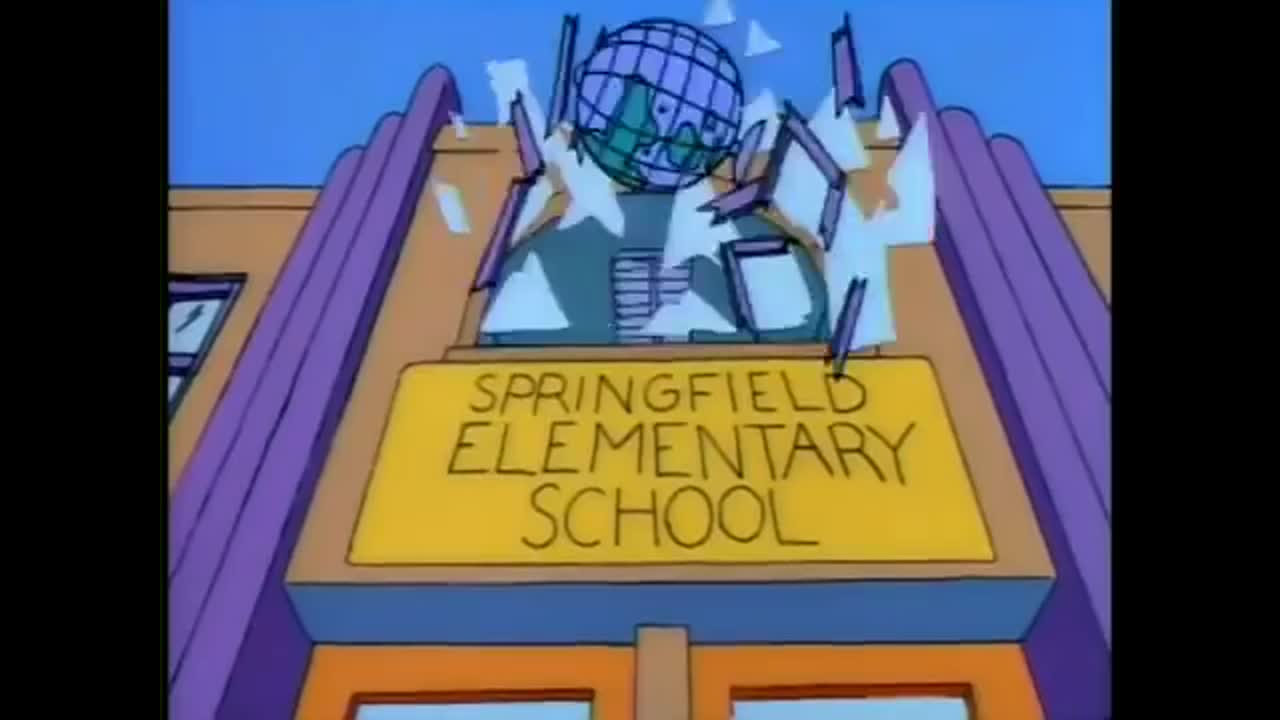 School's out for summer video clip by The Simpsons