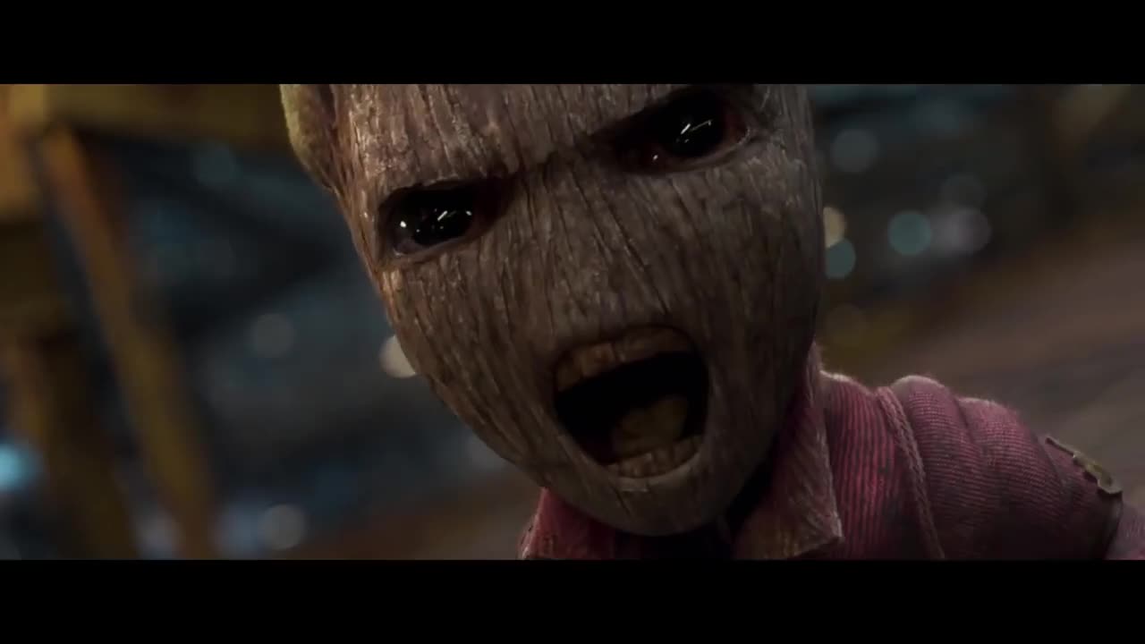 Angry Baby Groot video clip by Guardians of the Galaxy Vol. 2