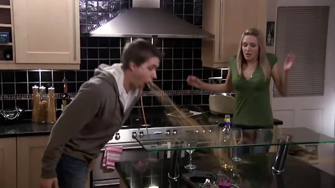 Simon gets sick video clip by The inbetweeners