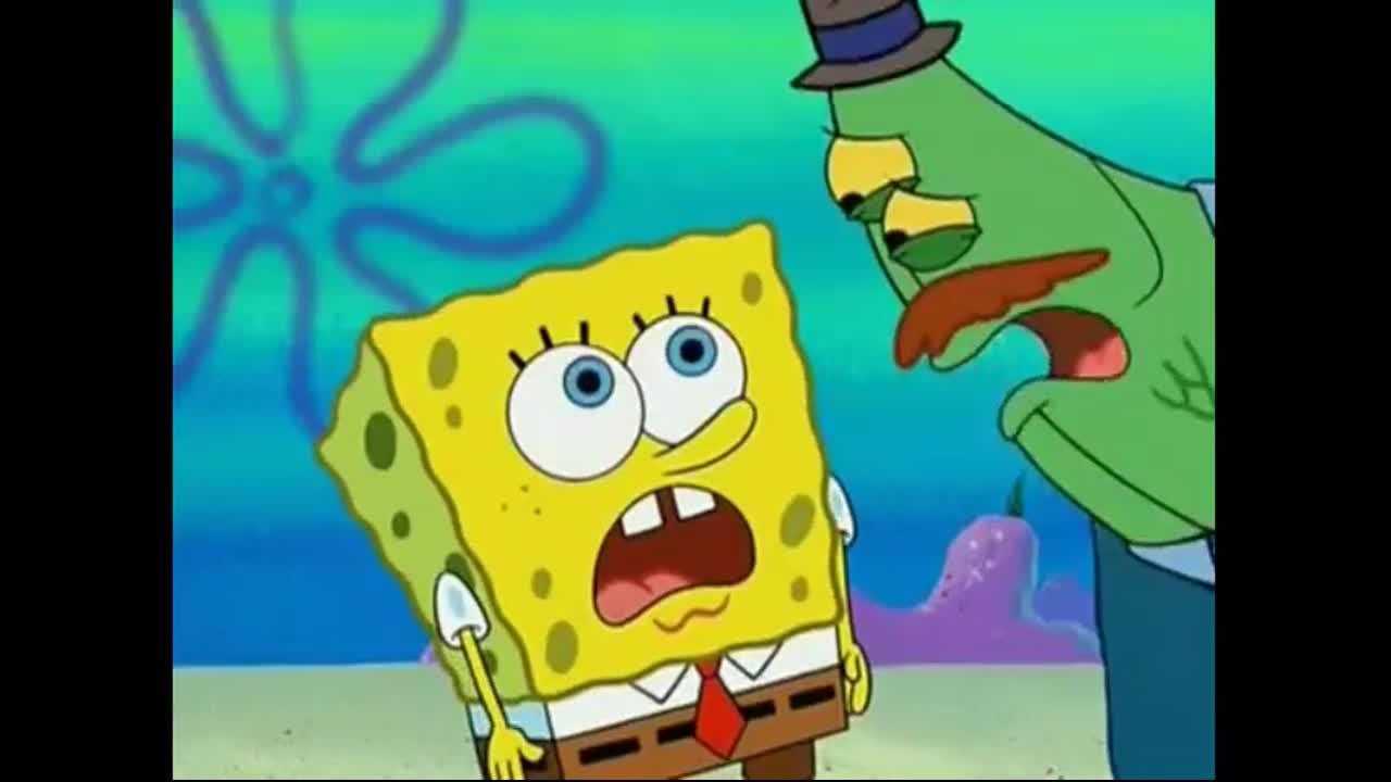 Now he's gonna kick my butt! video clip by Spongebob Squarepants