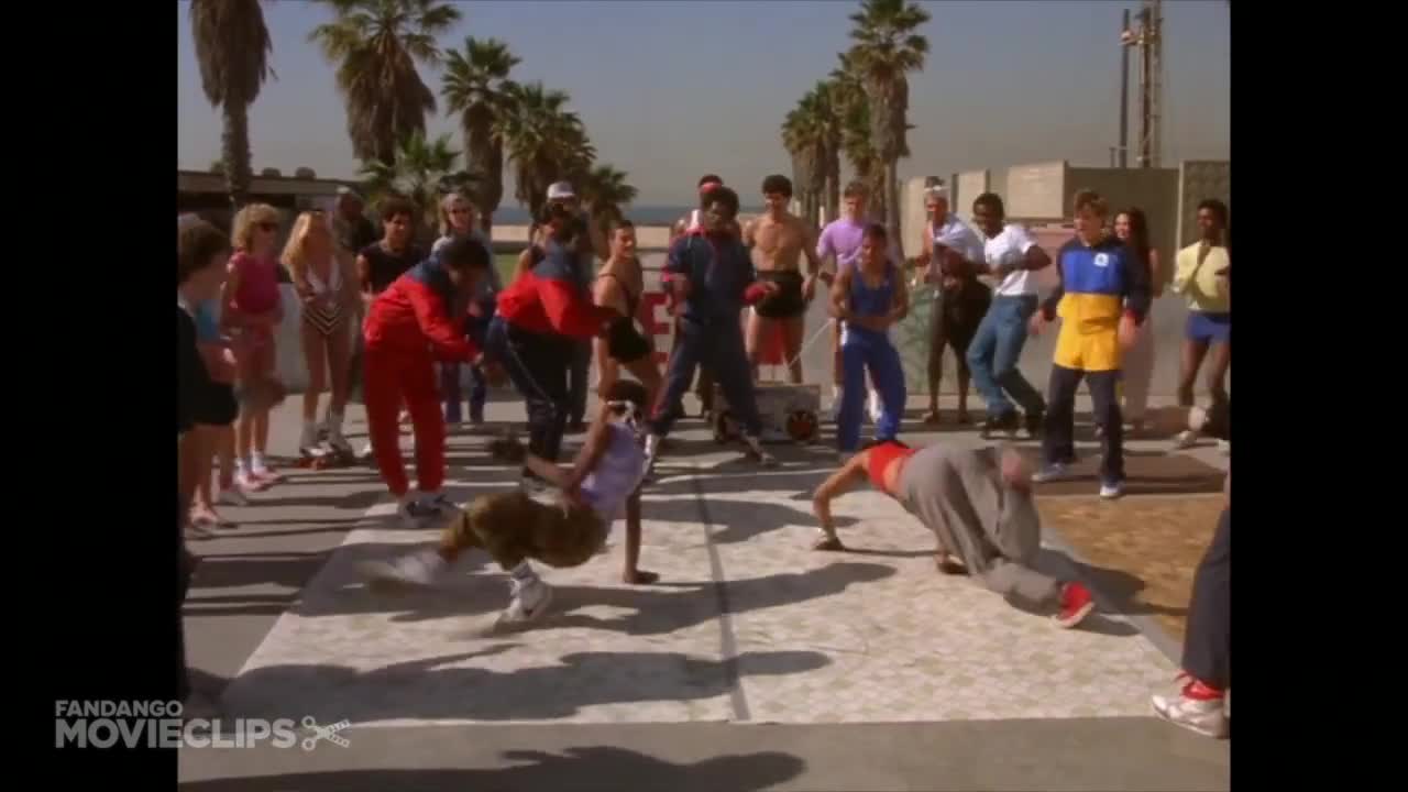 Break Dancing on the beach video clip by Breakin'