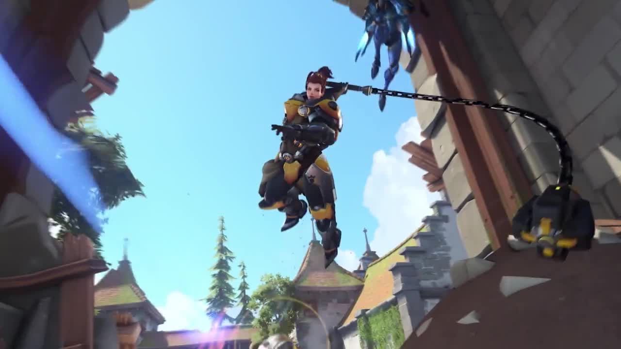 I will be your shield! video clip by Overwatch