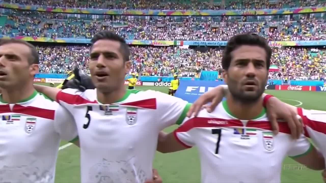 Iran National Anthem video clip by World Cup