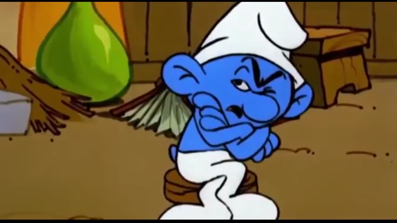 I hate beeing happy video clip by Smurfs