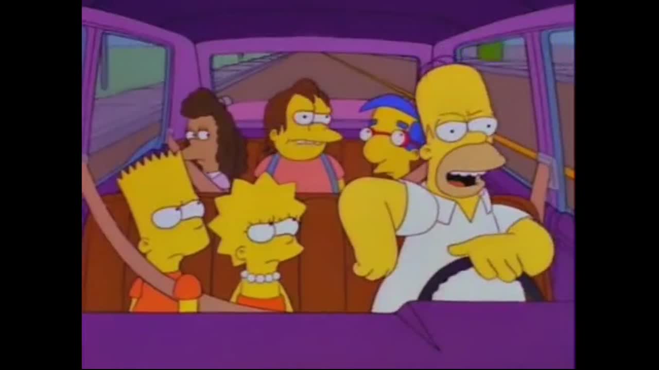 You jive turkey! video clip by The Simpsons