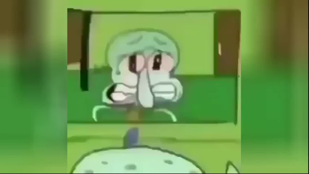 Squidward Crying In The Mirror video clip by SpongeBob SquarePants