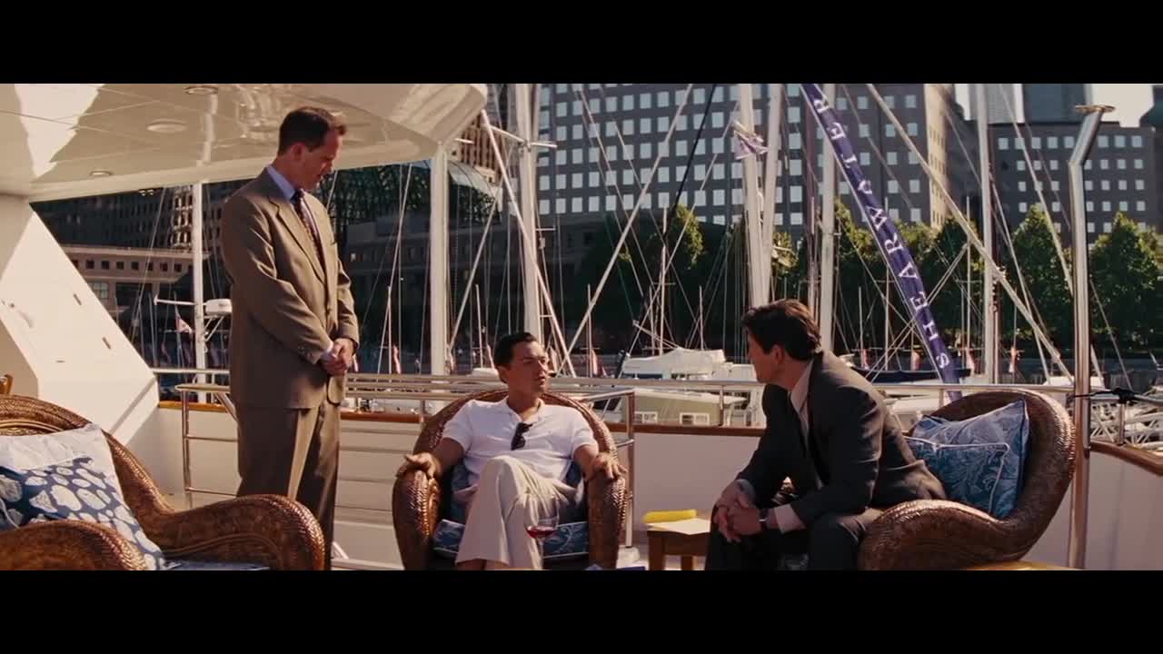 Get the fuck off my boat video clip by wolf of wall street