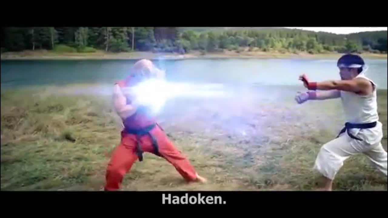 Hadoken video clip by Street Fighter