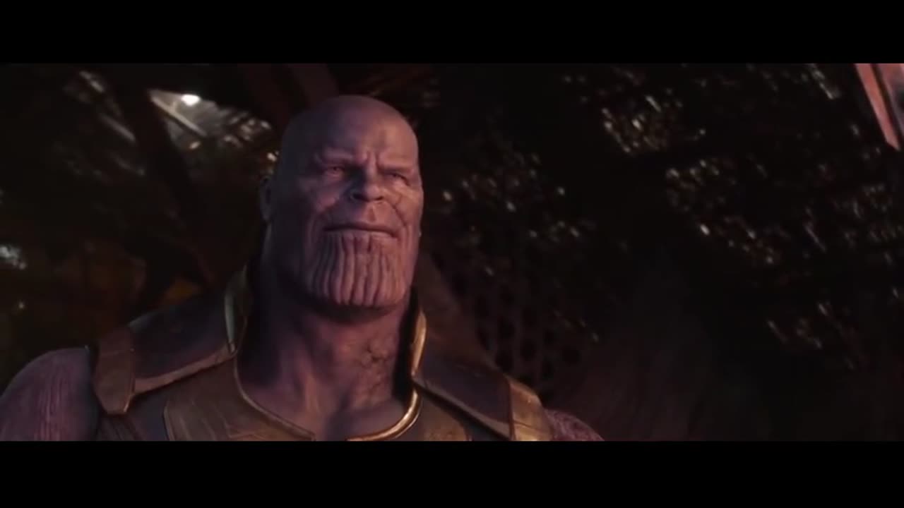 Thanos content smile video clip by Avengers: Infinity War