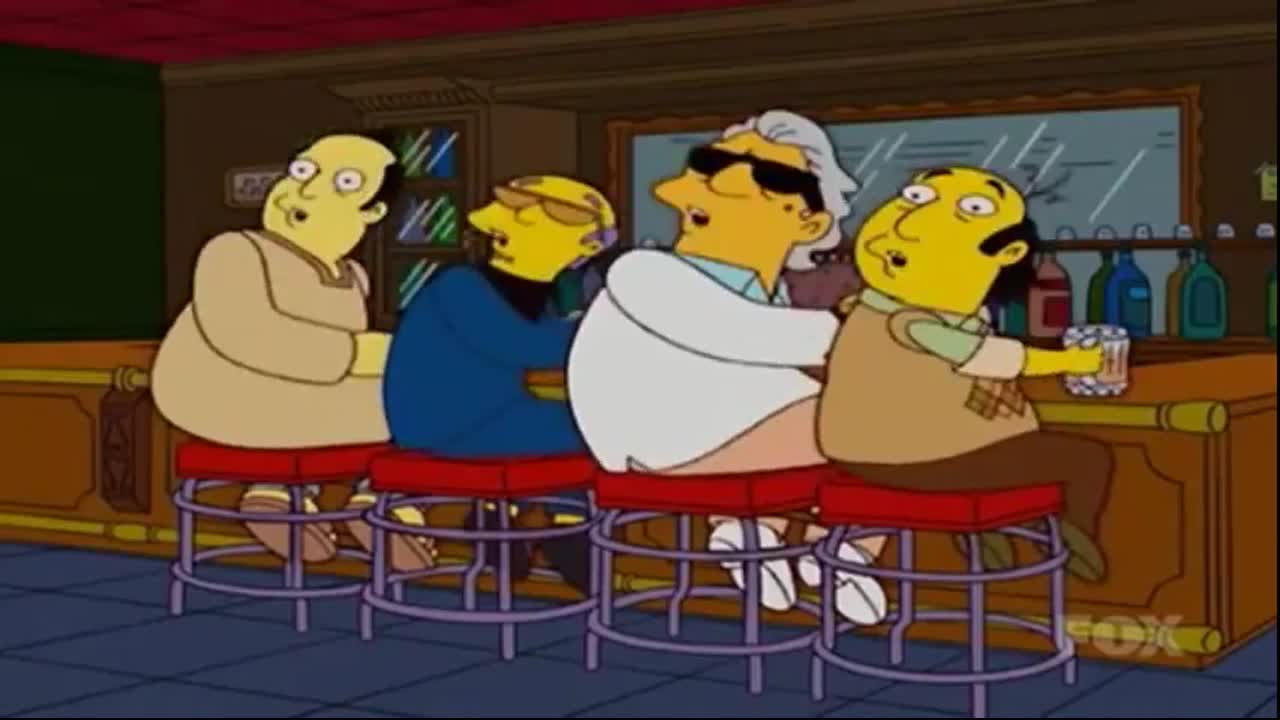 Hello handsome video clip by The simpsons