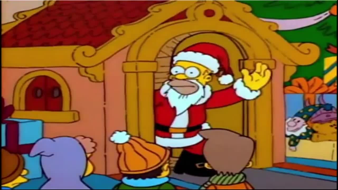 Ho Ho Doh! video clip by The Simpsons