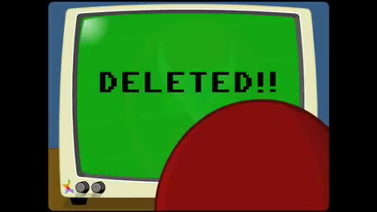 Deleted video clip by Homestar Runner