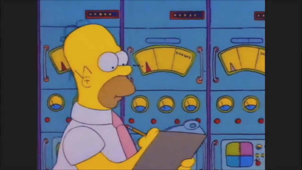 Working video clip by The Simpsons